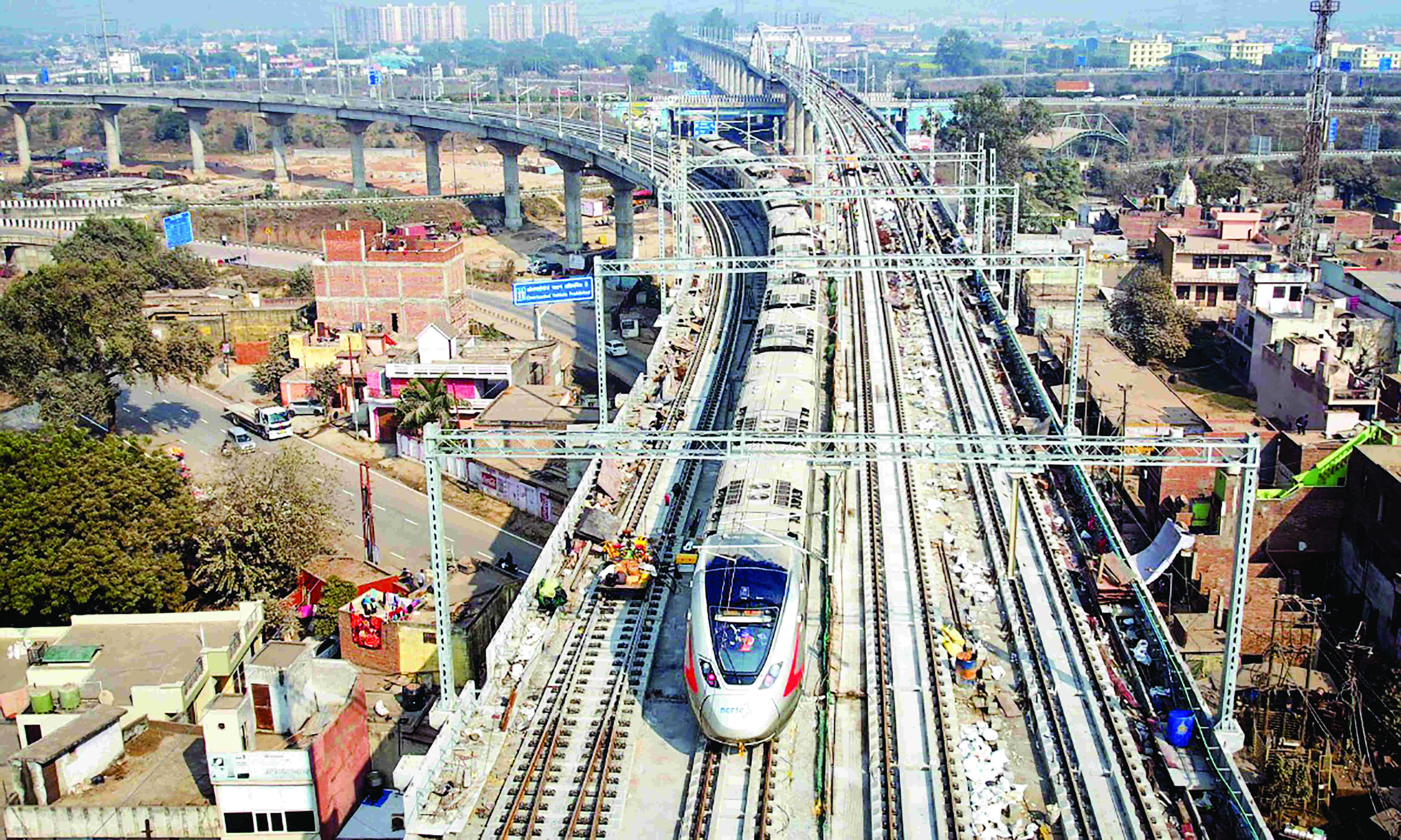 Delhi-Meerut RRTS: OHE capacity tested successfully on Duhai Depot-Gzb ...