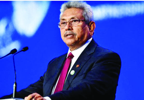 Rajapaksa returns to Sri Lanka from Dubai