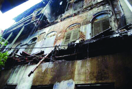 Portion of dilapidated building to be ‘demolished’