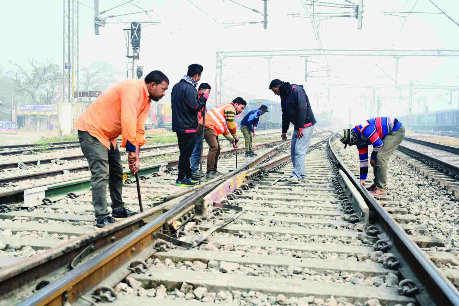 NF Railway undertakes track maintenance work