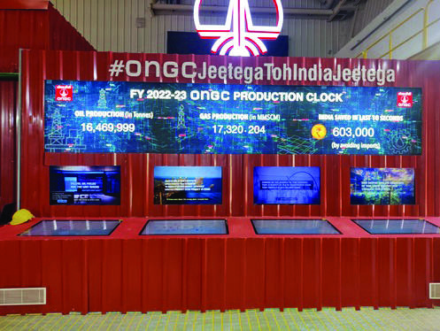 ONGC recreates offshore platform for IEW 2023