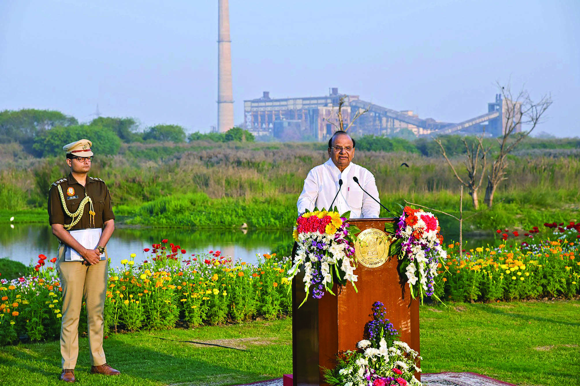 G-20: Diplomats of 11 countries visit Asita East park on Yamuna floodplain