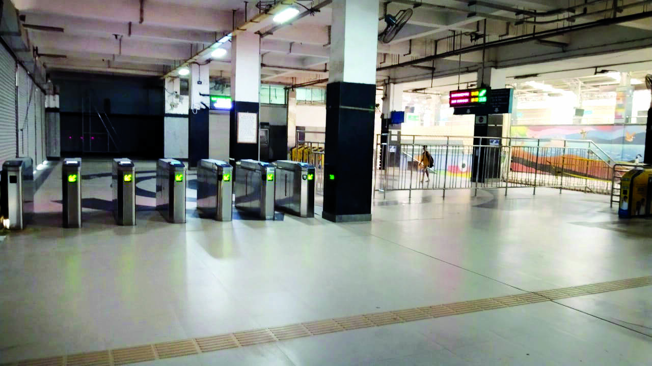 6 automated fare collection gates installed at Kavi Subhas Metro Stn