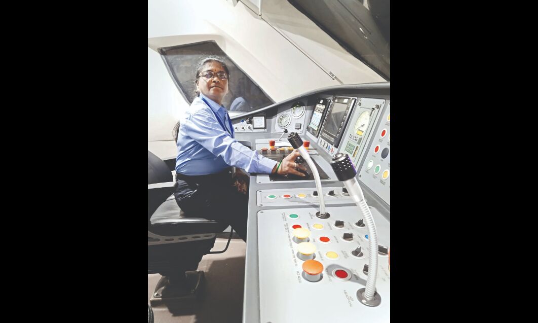 Asia’s first woman loco pilot operates Vande Bharat Express