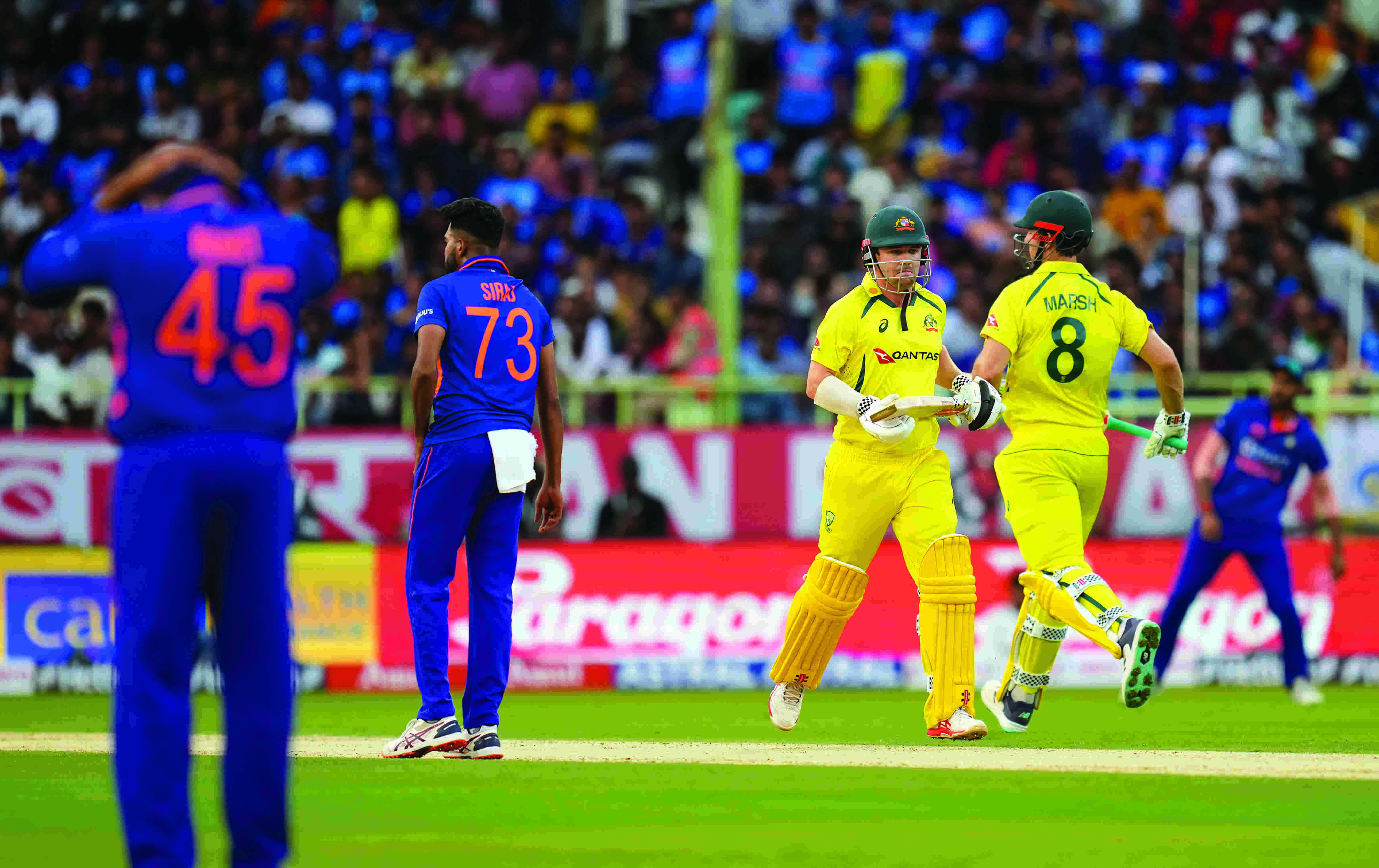 Australia thrash India by 10 wickets to level ODI series
