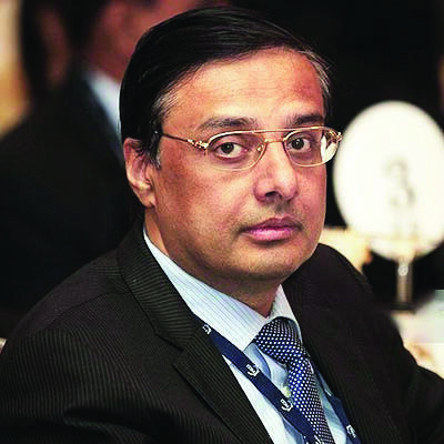 Industrialist Prasoon Mukherjee attends event at Buckingham Palace