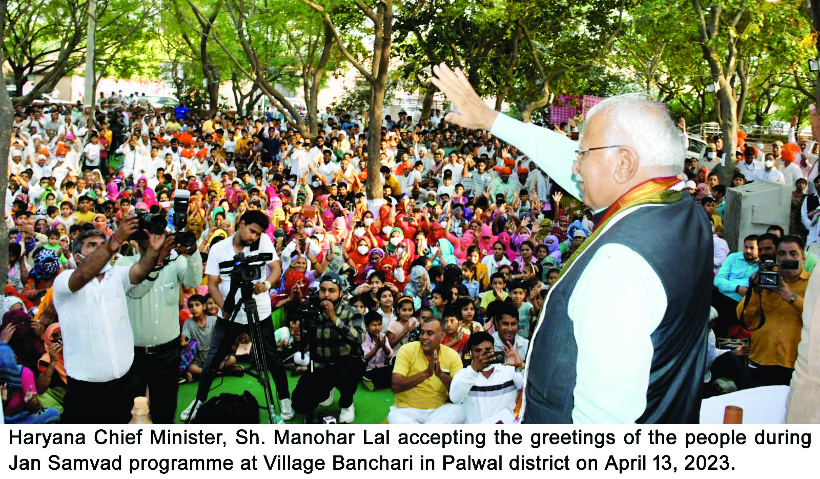 Cm Khattars Jan Samvad Bridging Gap Between ‘public And ‘government