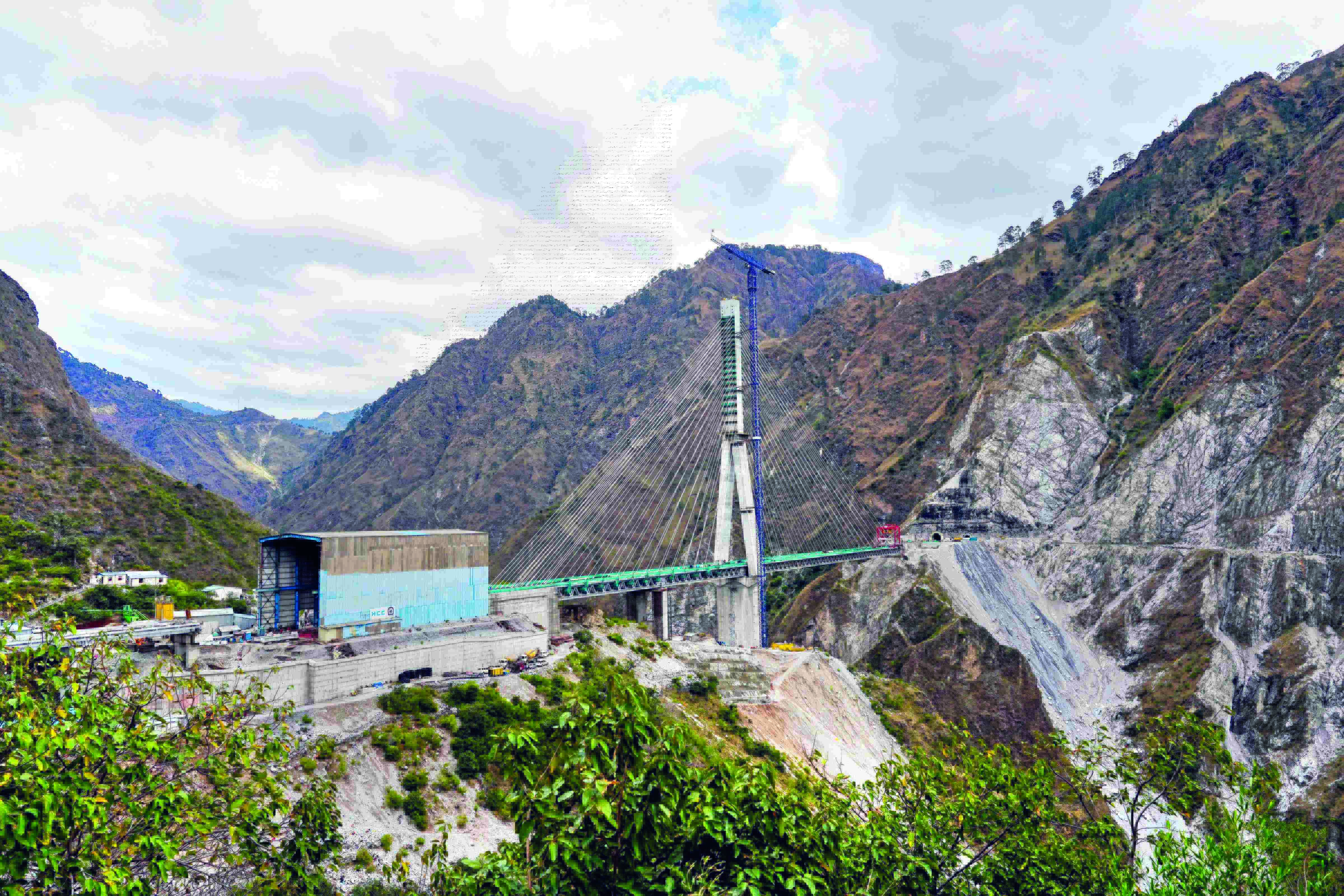 Country’s first cable-stayed rail bridge in Reasi completed