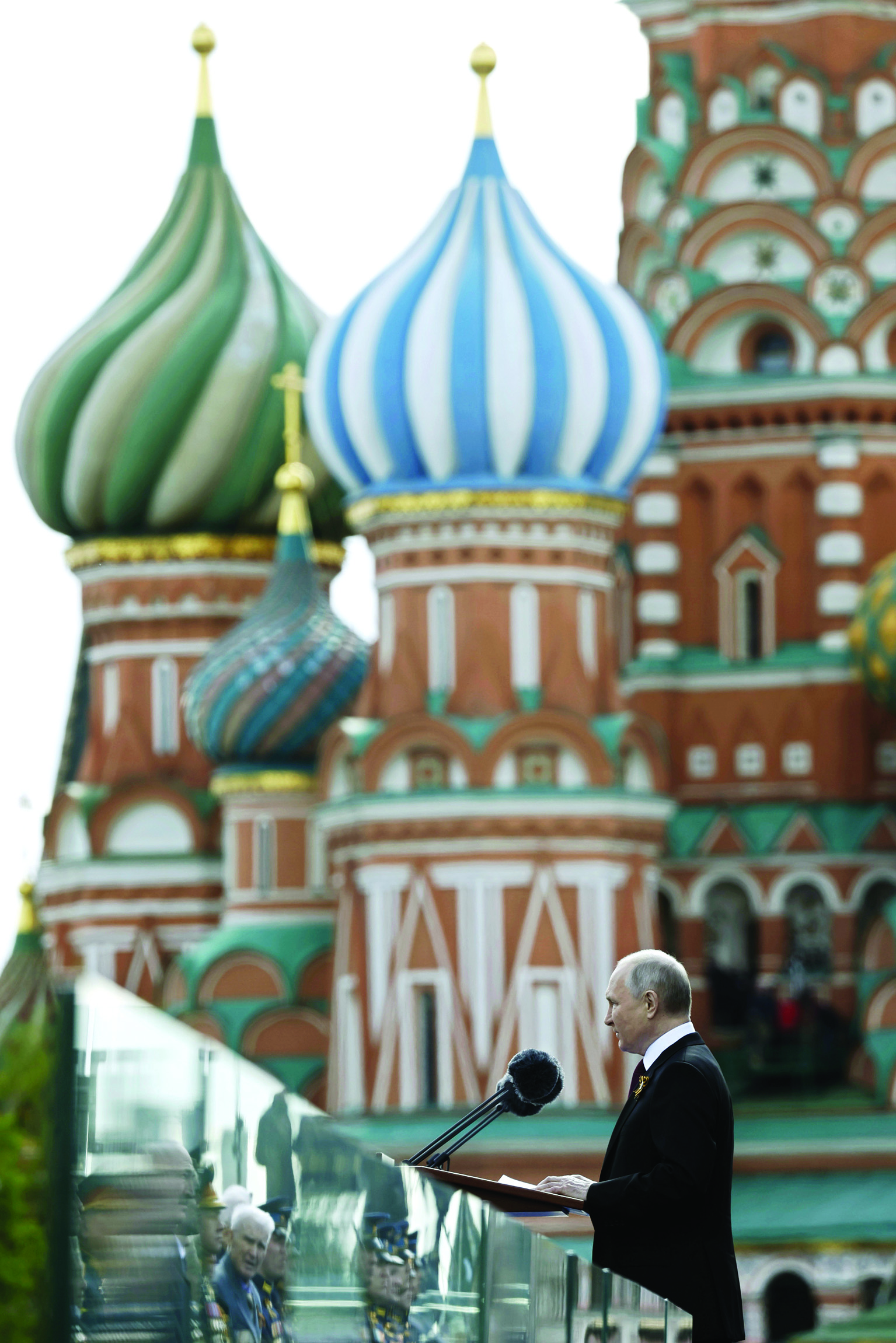 Putin tells Red Square parade ‘real war’ unleashed on Russia