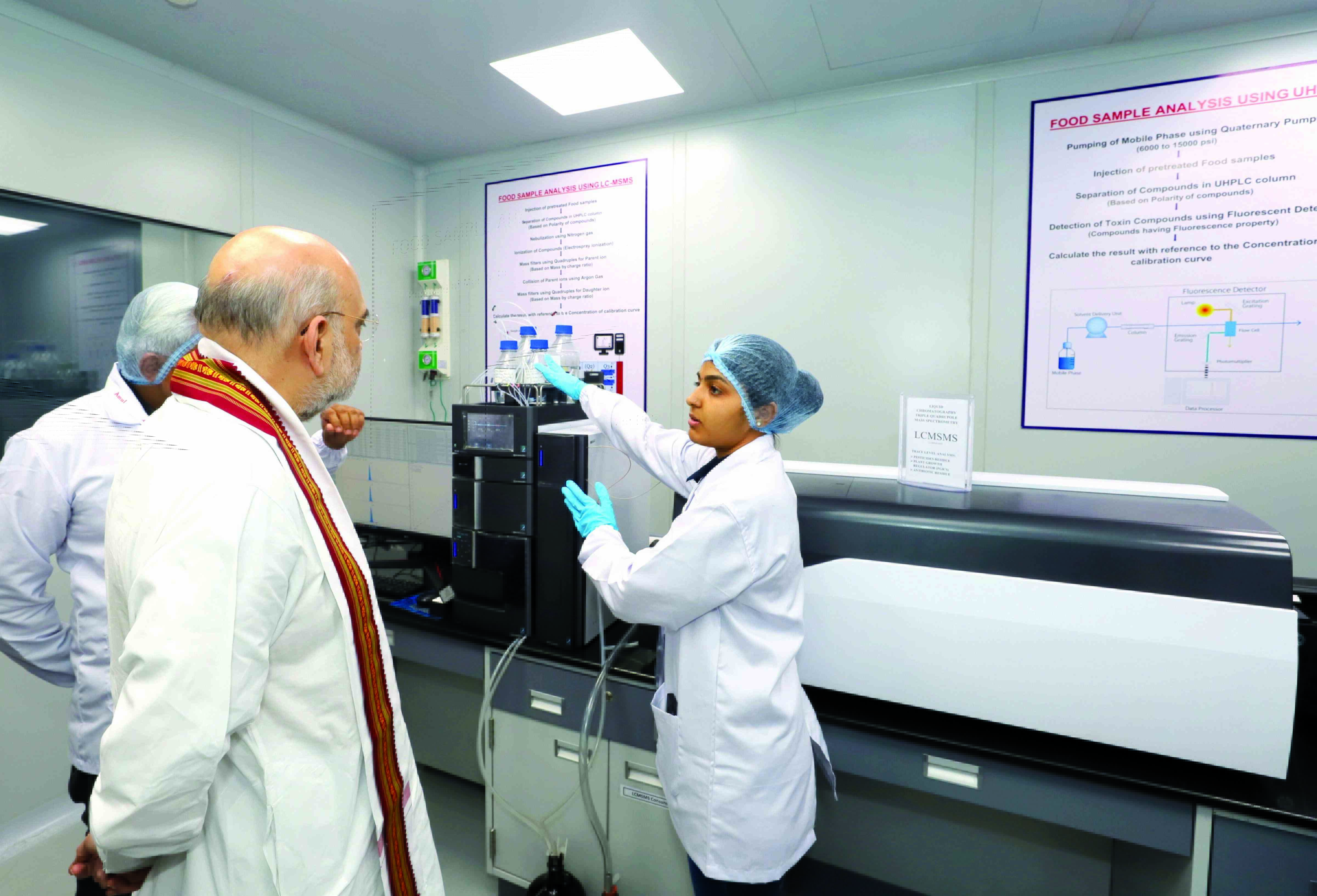 Guj: Shah inaugurates advanced organic testing lab at Amul unit