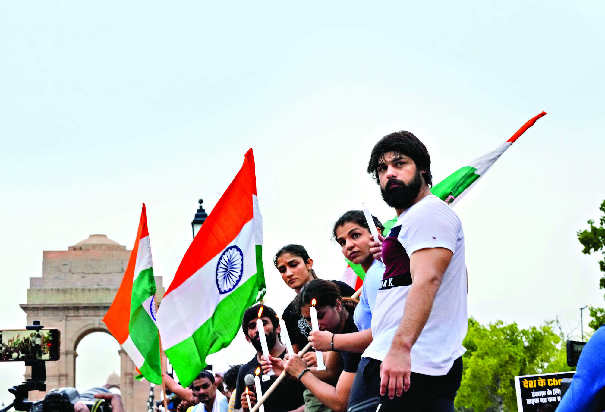 ‘We’ll get justice soon’: To mark a month of protest, top wrestlers ...