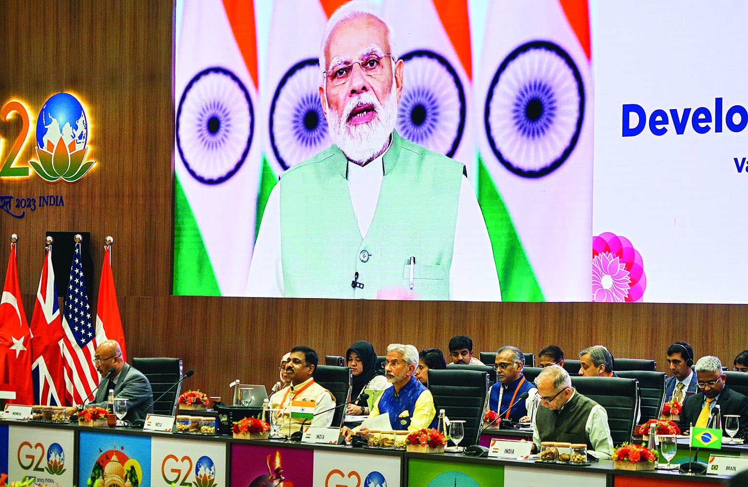 Modi champions inclusive growth, women empowerment at G-20 meet