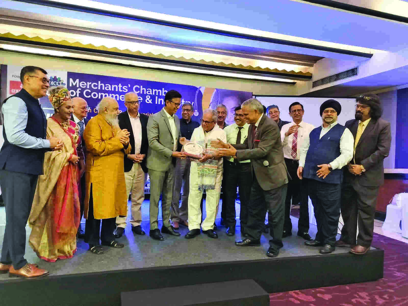 Dr Sukumar Mukherjee honoured with lifetime award by MCCI