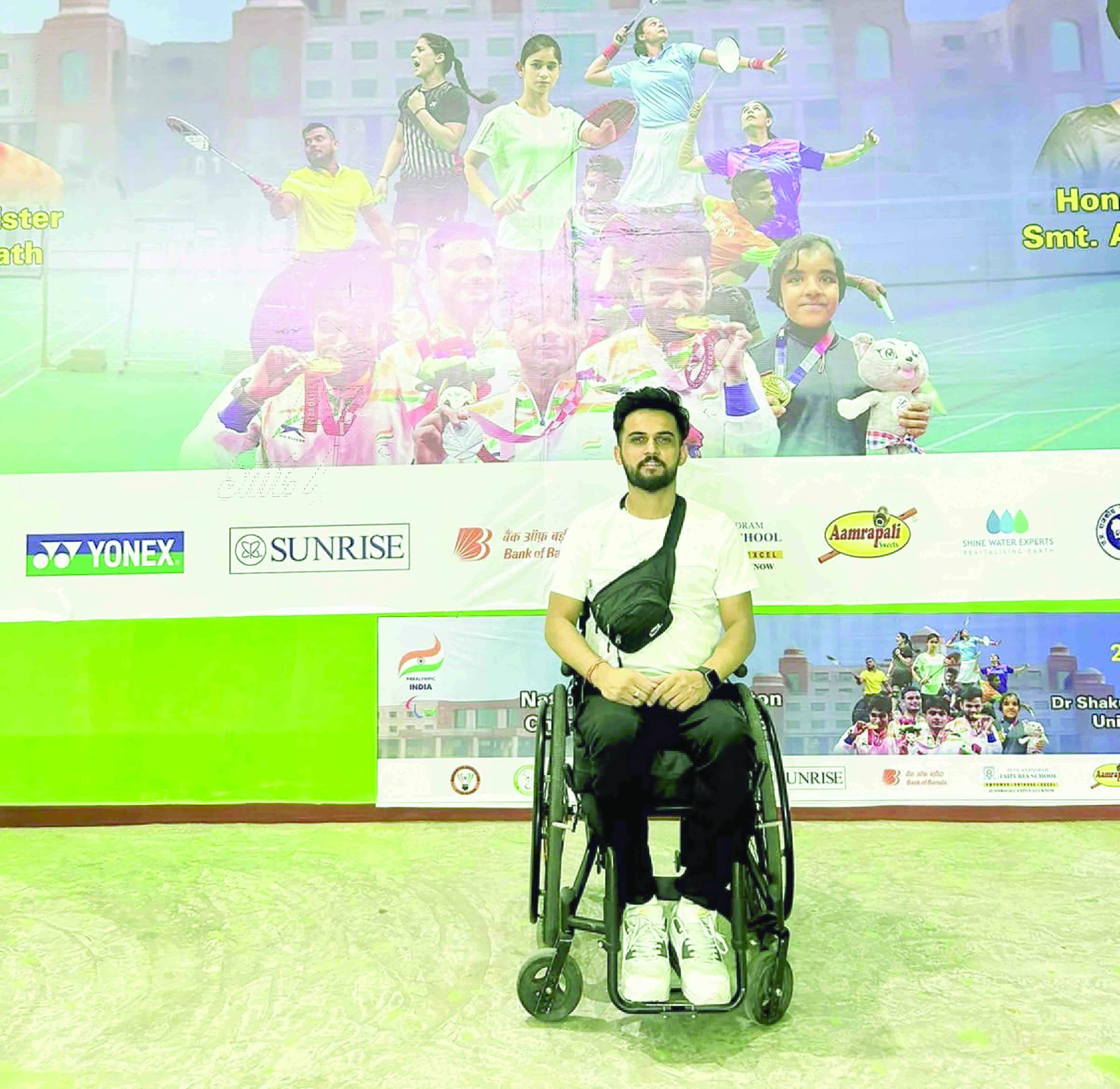 Para badminton star Shubham aspires to win medal for country