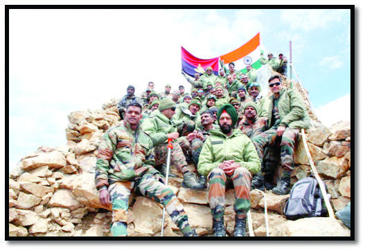 Commemoration of rechristening of Point 5140 as ‘Gun Hill’