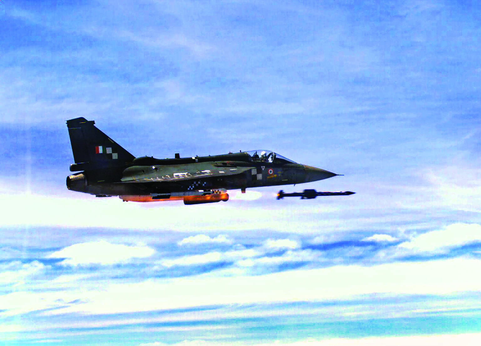 LCA Tejas test-fires ASTRA beyond visual range missile