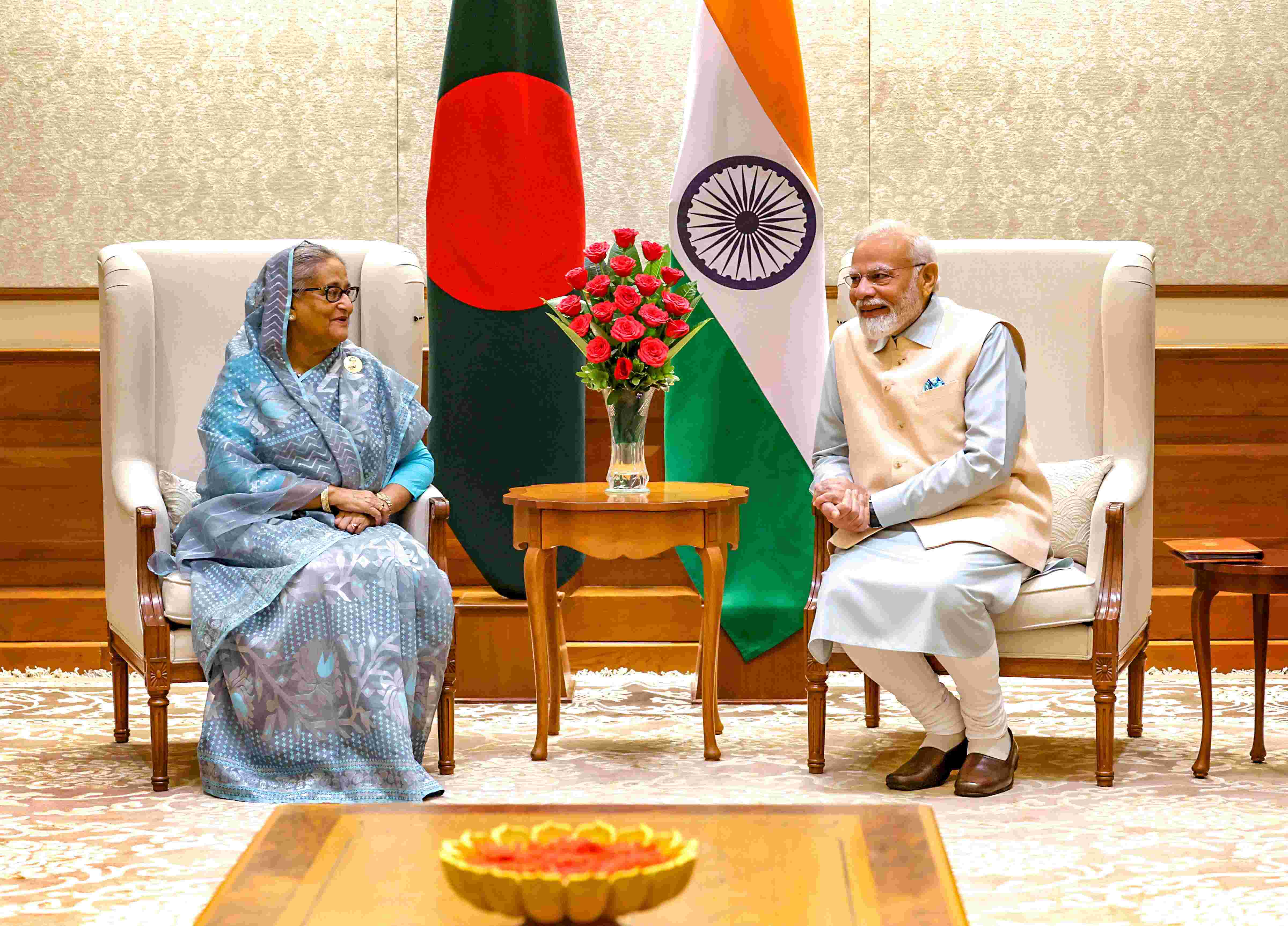 PM Modi, Sheikh Hasina hold talks on diversifying India-Bangladesh ...