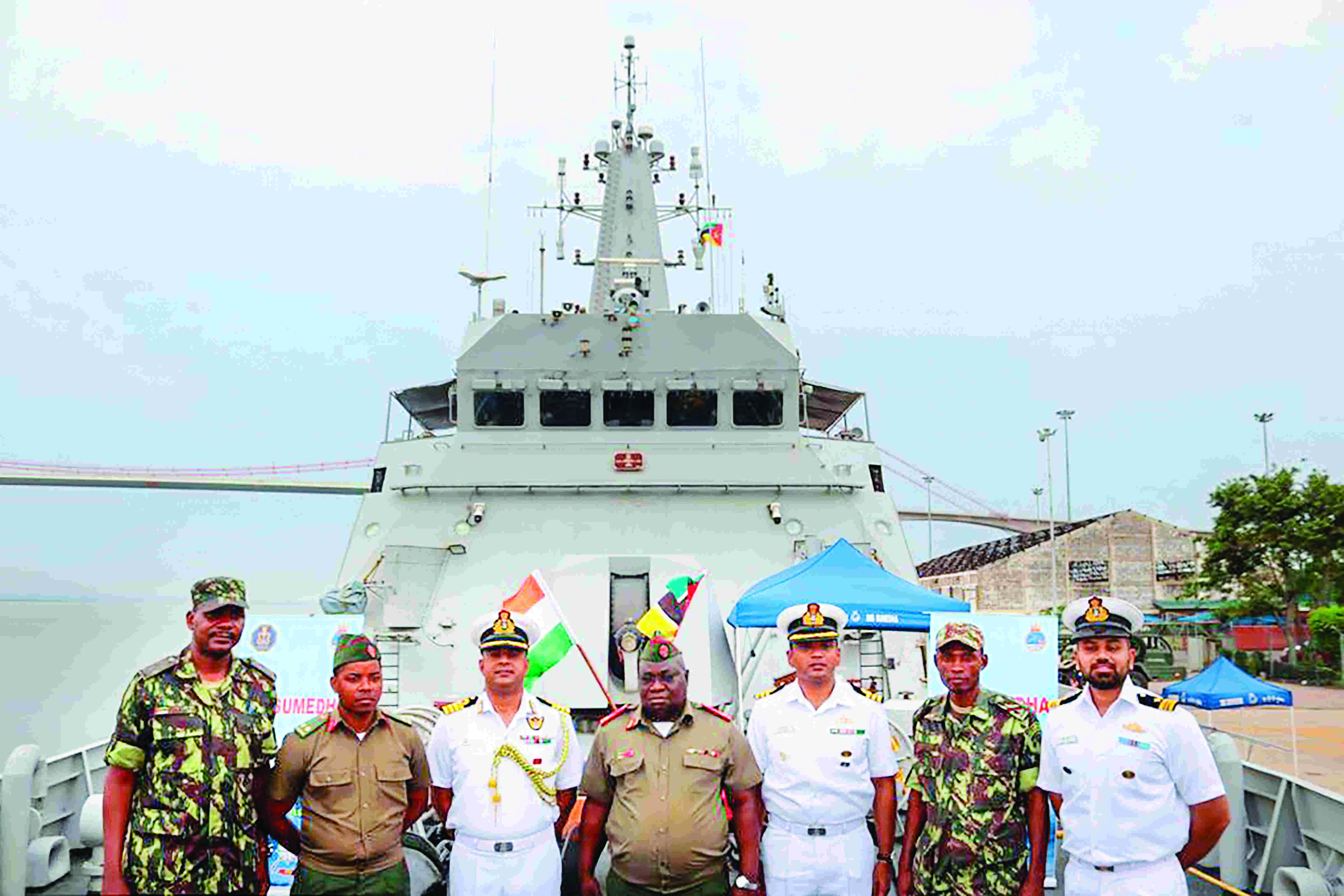 INS Sumedha arrives in Mozambique