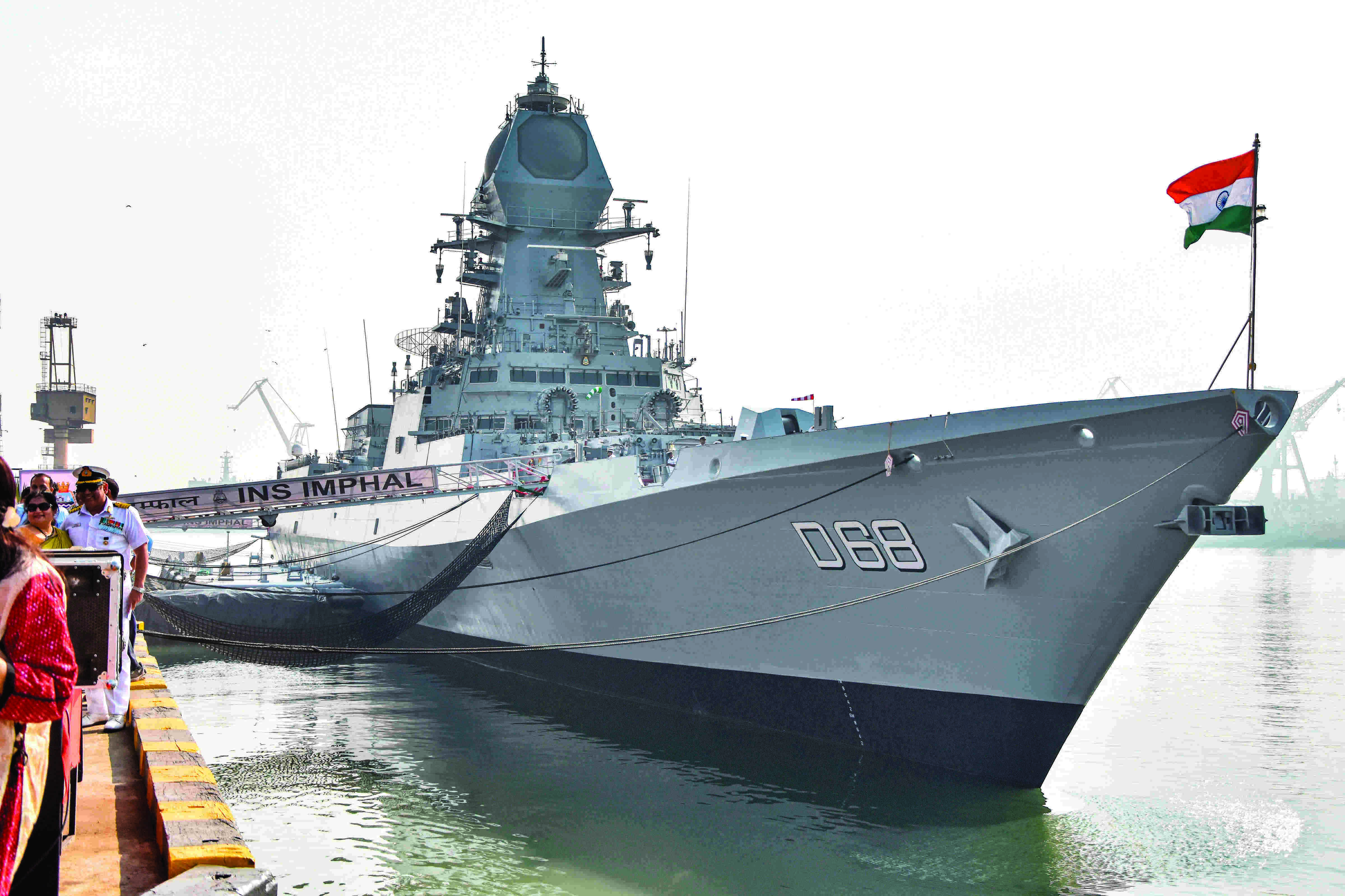 Indigenous guided missile destroyer INS Imphal commissioned into Navy
