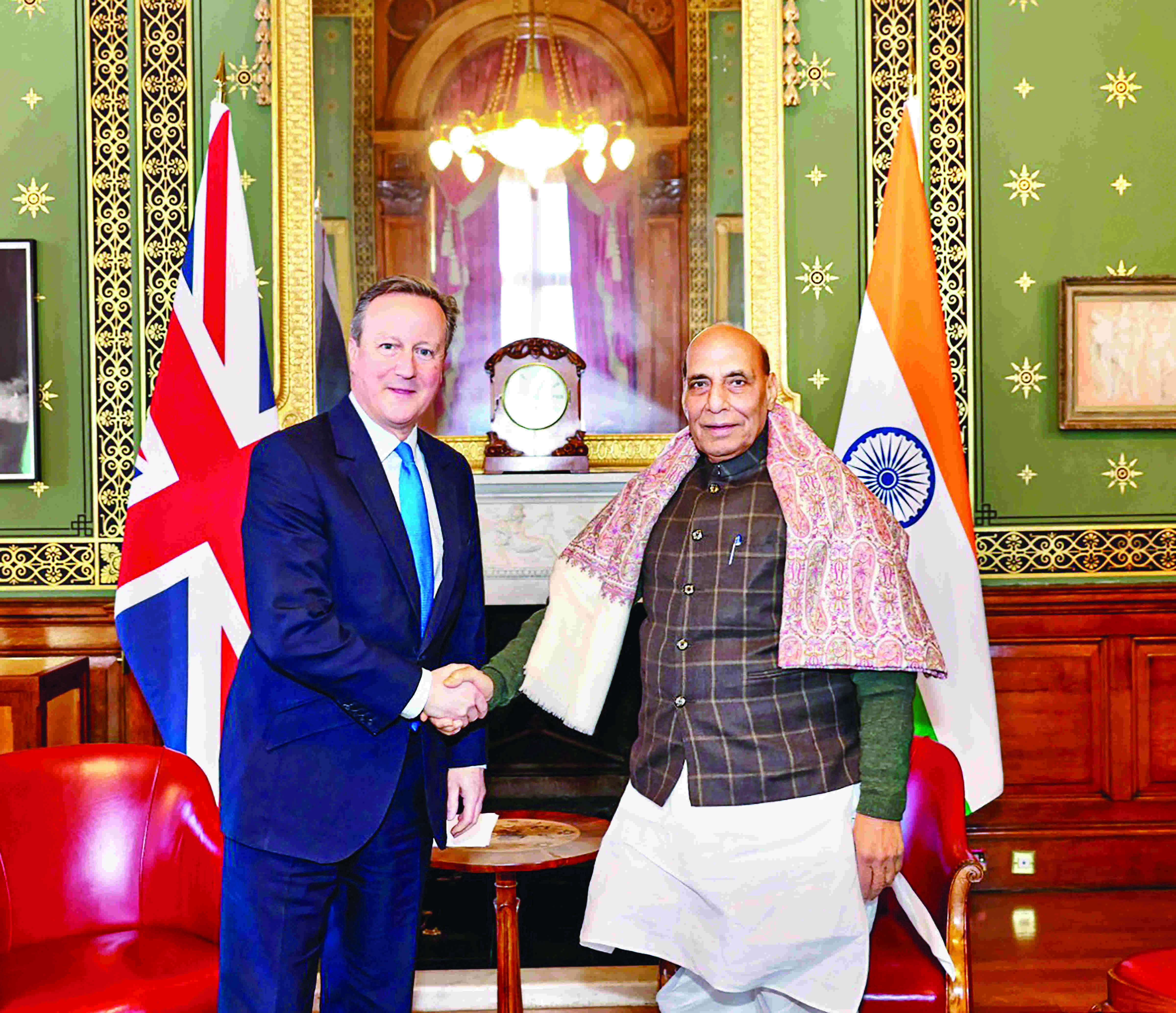 India-UK partnership on track: Rajnath discusses trade and security with Sunak
