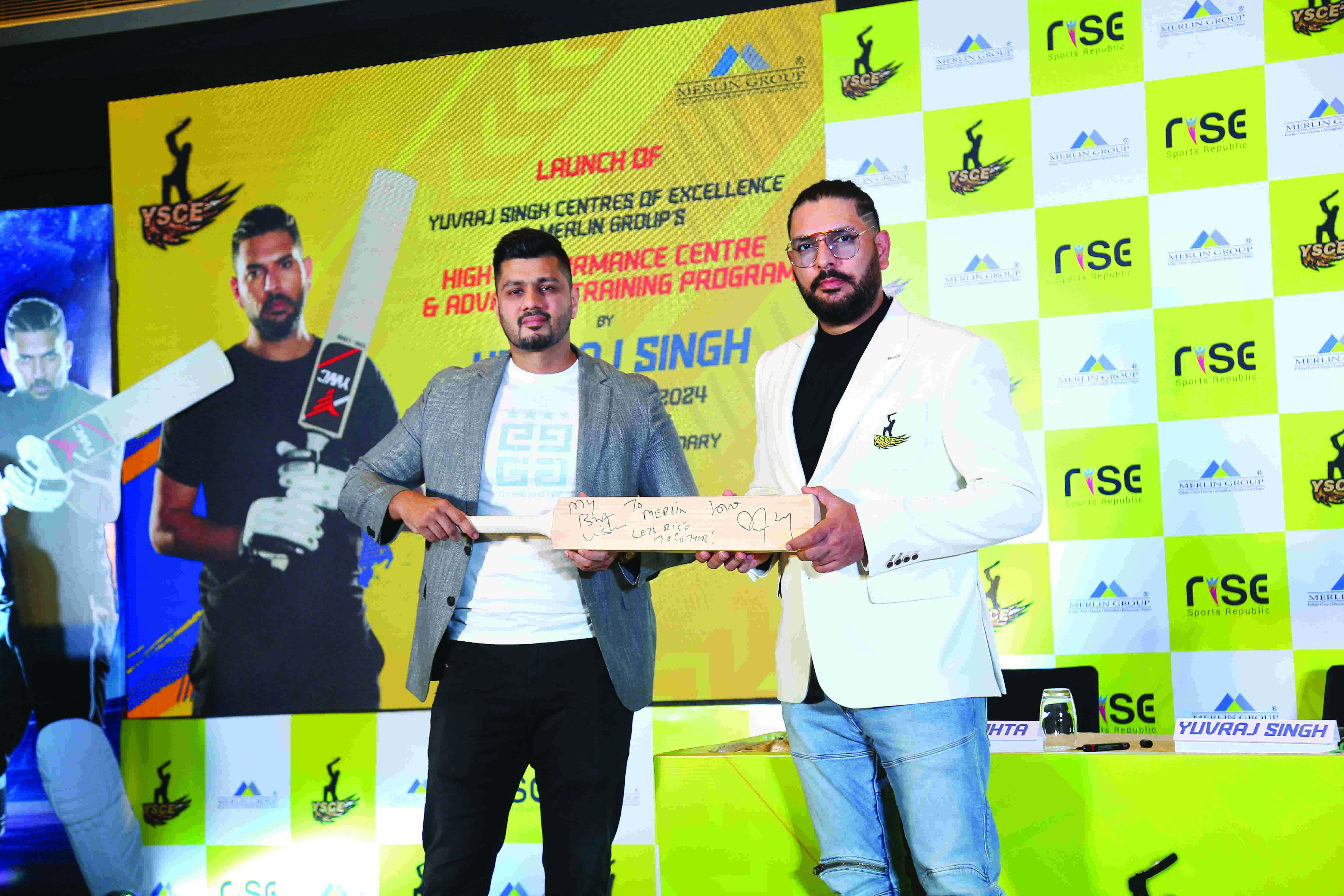 Yuvraj Singh inaugurates YSCE & Merlin Group’s High-performance Centre ...