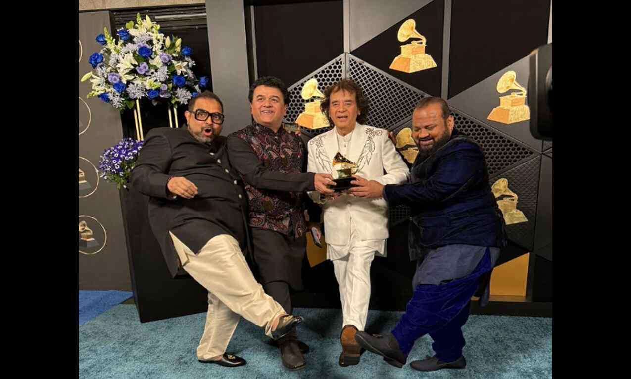 Fusion band Shakti wins best global music album Grammy for 'This Moment'