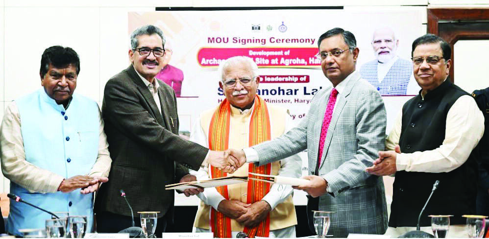 Agroha to be developed as prominent archaeological site, says CM Khattar