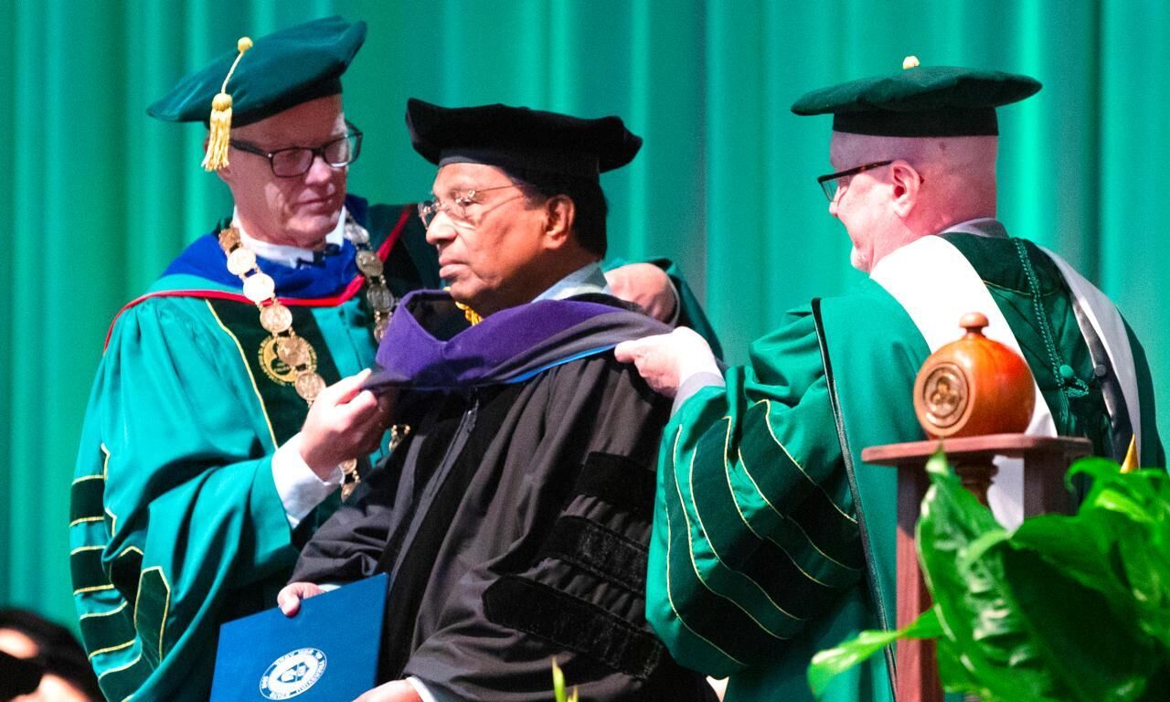 VIT Founder & Chancellor Dr. G. Viswanathan honored with the State University of New York doctorate