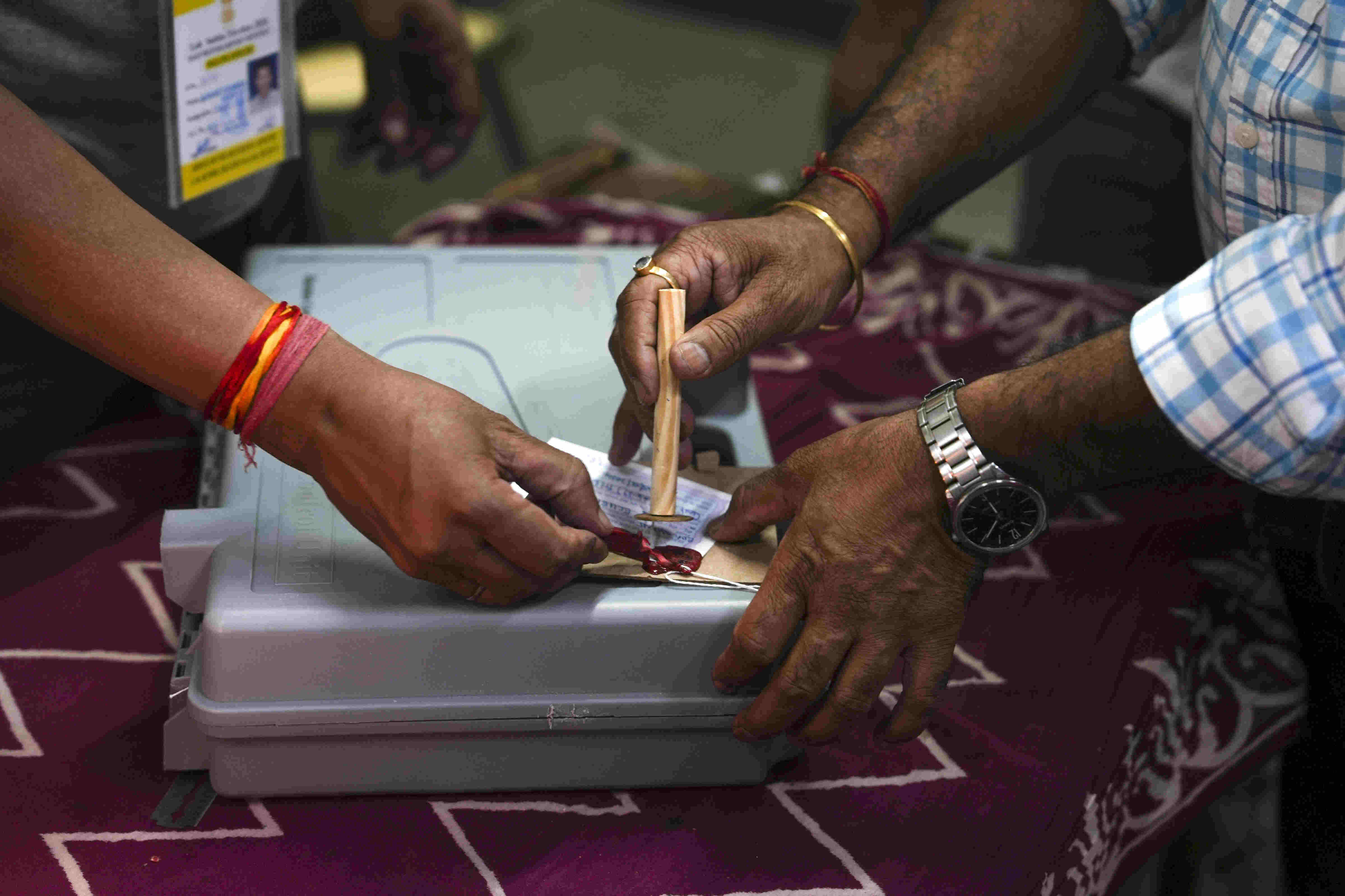 Pink booths boost female voter turnout in Delhi