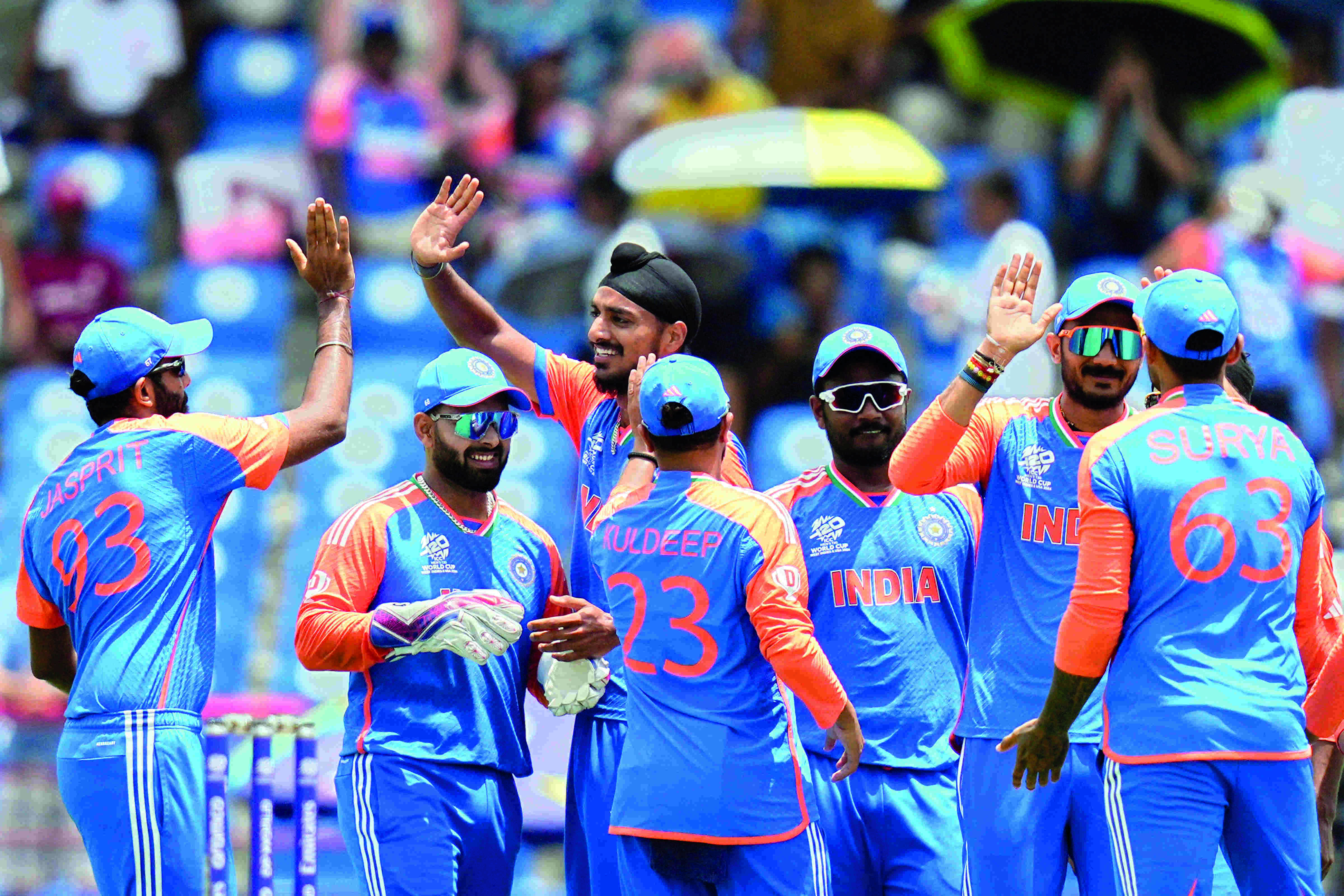 India enter T20 WC semi-finals with 24-run win over Australia