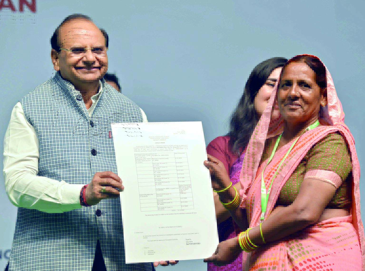 L-G distributes letters of promotion and other benefits to over 9,600 ...