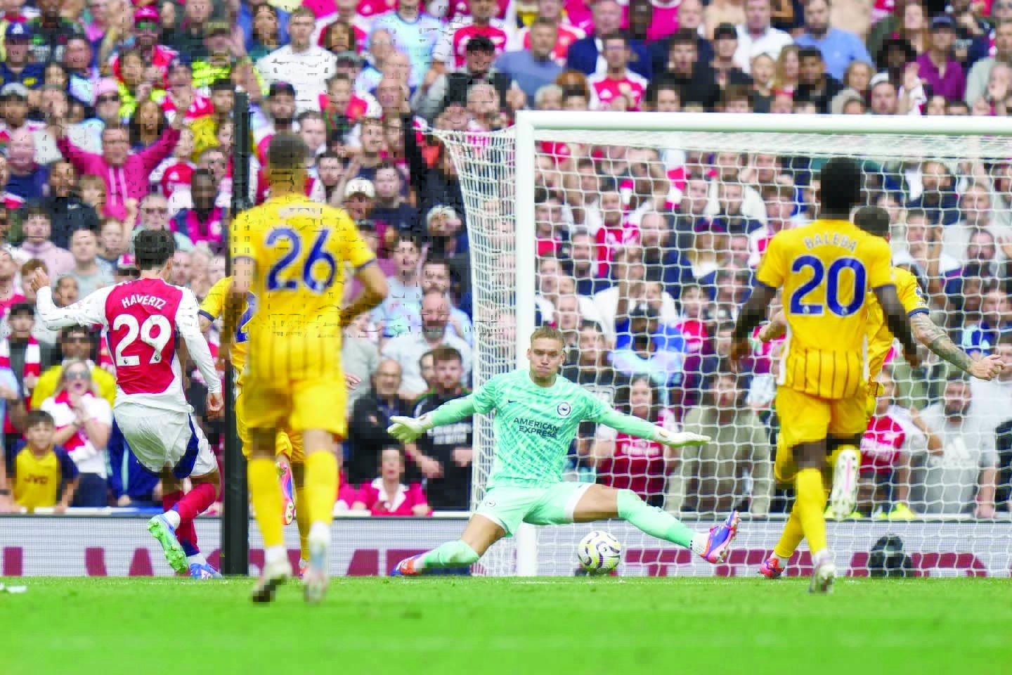 Premier League: Brighton holds Arsenal to a 1-1 draw after Declan Rice ...