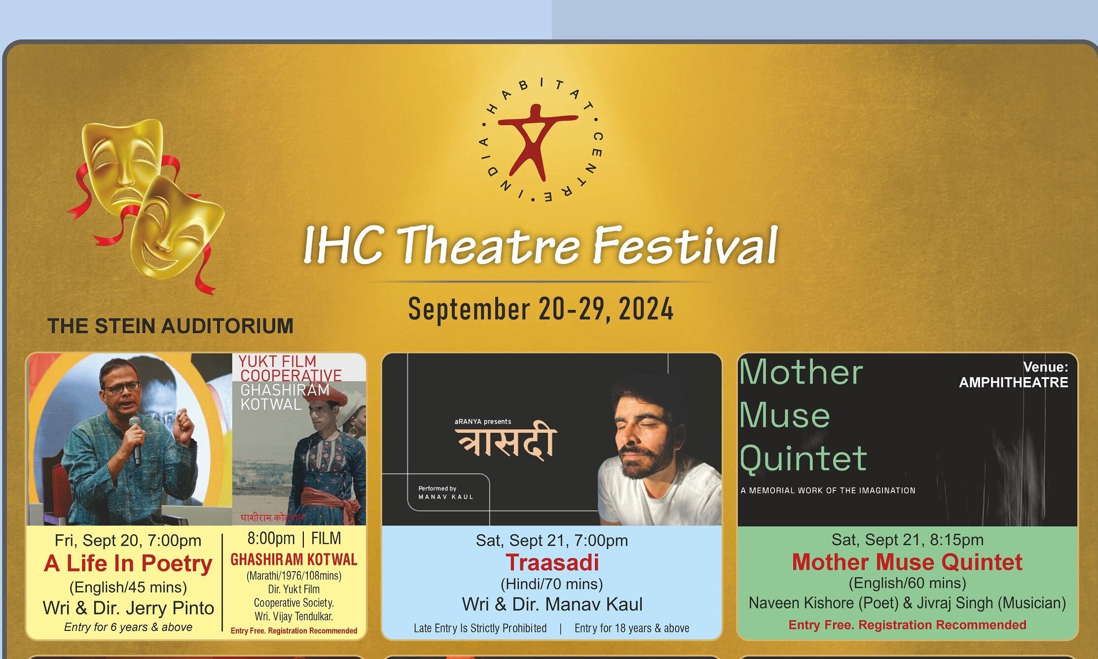 IHC Theatre Festival 2024 is back with amazing productions