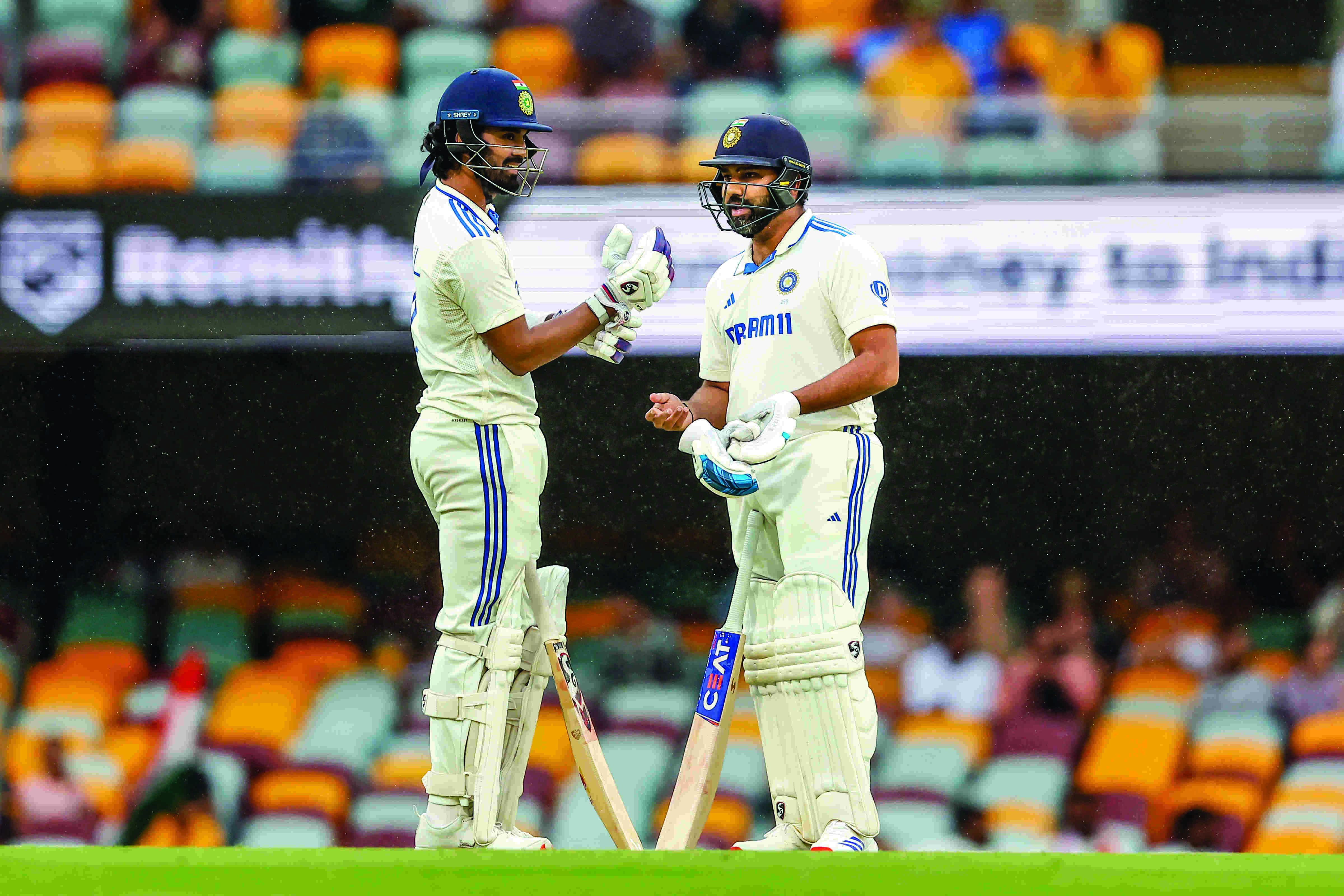 Batters botch up again; India in trouble at 51/4 on rain-marred day
