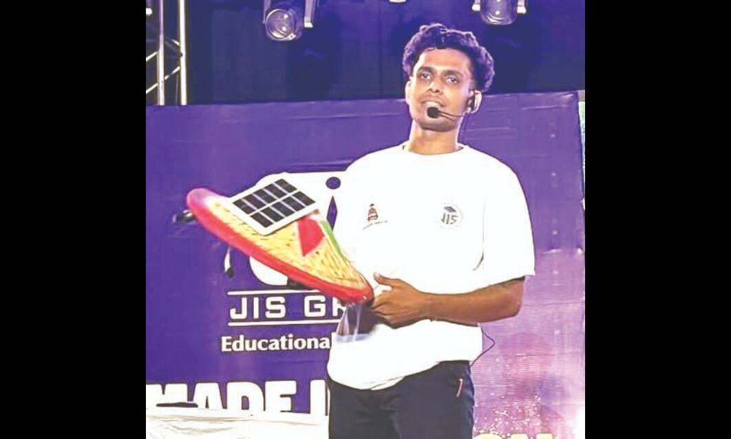 JIS student’s hi-tech hat blends sustainability & innovation