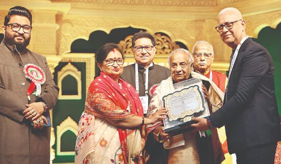Ajay Pohankar conferred Sangeet Samman at 74th Dover Lane Music Conference
